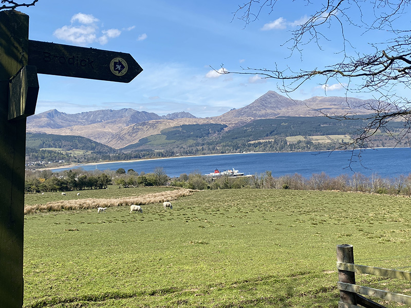 Arran Coastal Way - Ravens Gully